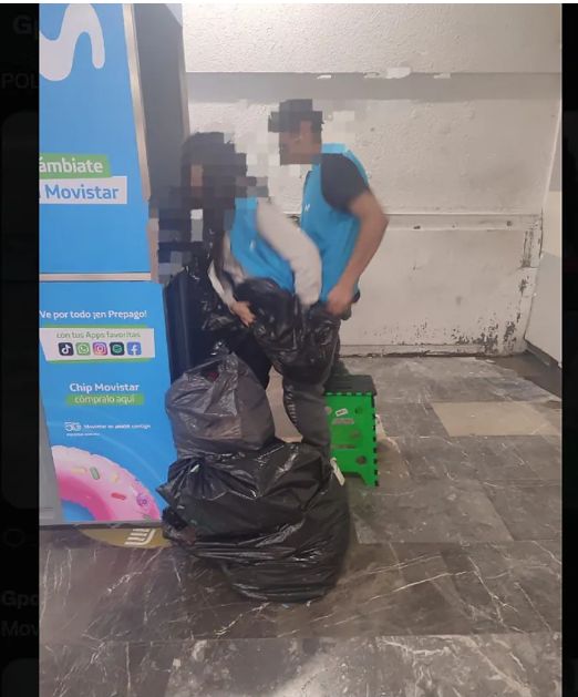 Empleados de Movistar en el Metro: Video íntimo se hace viral en redes