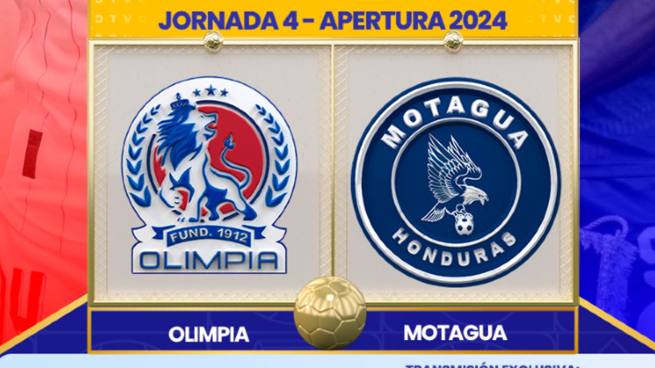 ¿A qué hora juega el Olimpia hoy?, partido contra Motagua: alineaciones y dónde ver en vivo