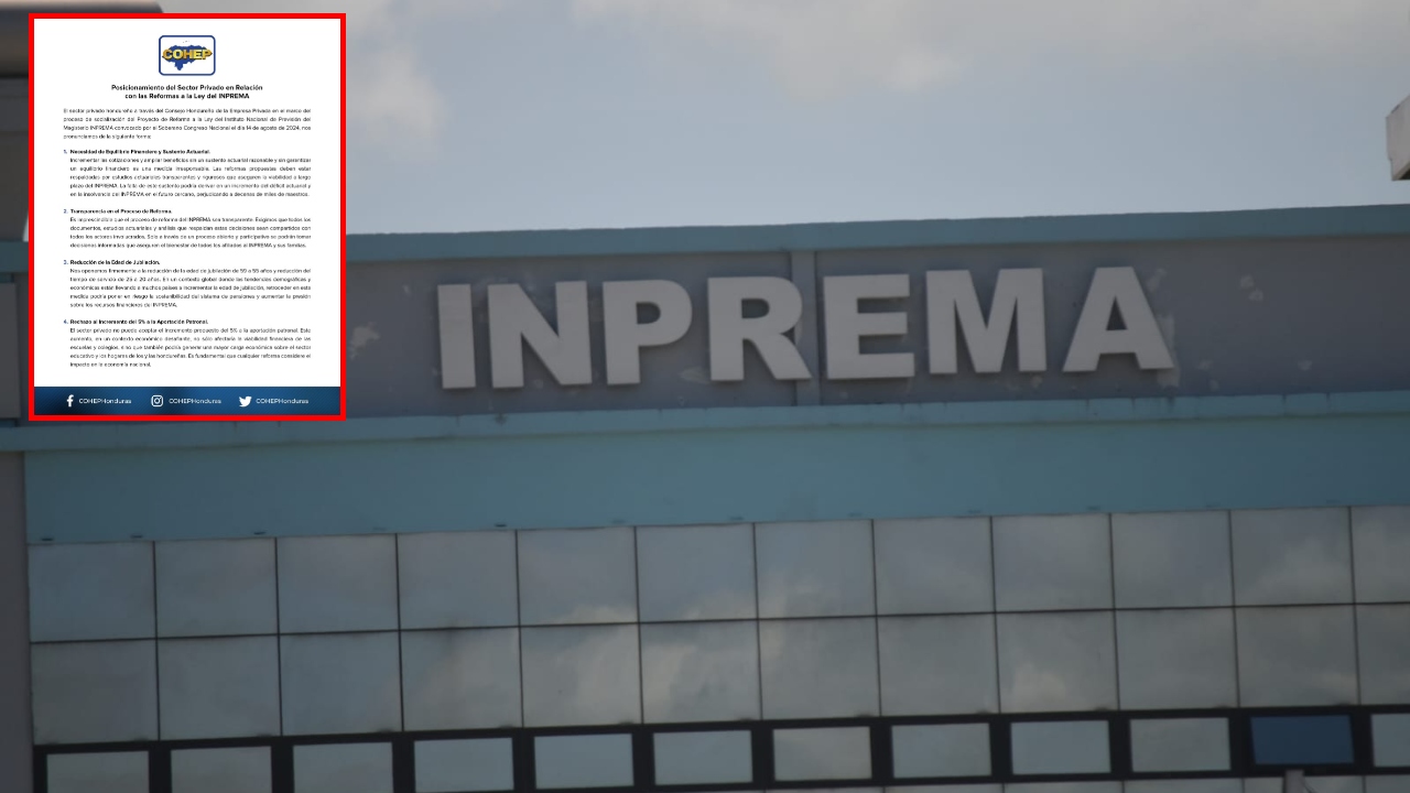 Cohep pide 'equilibrio financiero y transparencia' en reforma a la Ley ...