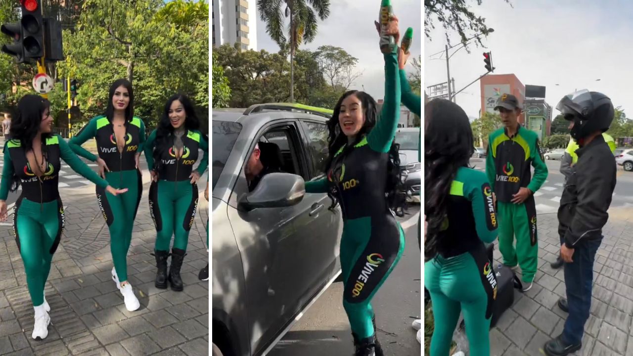 Creadoras de contenido para adultos ayudan a vendedor ambulante