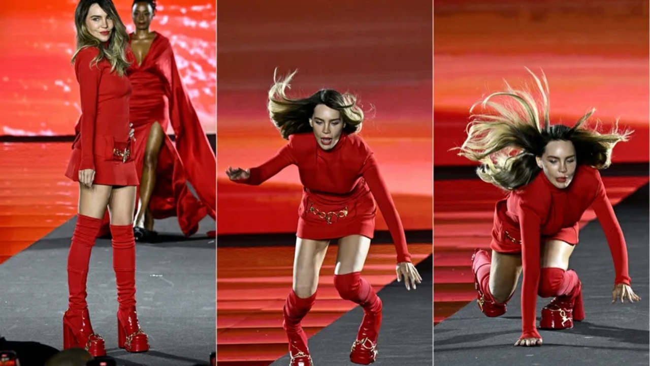 Belinda Sufre Caída Durante Su Pasarela En Semana De La Moda En París Y
