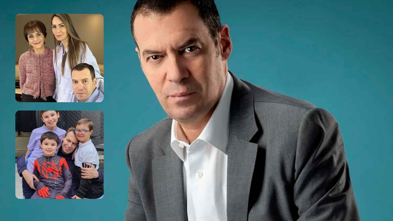 Familia de André Marín; esposa e hijos del comentarista deportivo