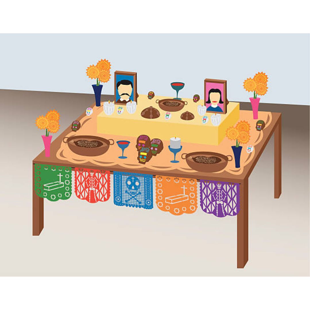 Ofrendas de Día de Muertos dibujos en alta calidad para imprimir o ...