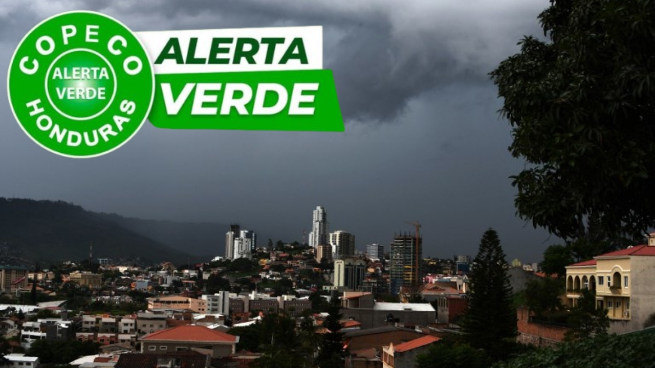 Extienden por 48 horas la alerta verde en cinco departamentos de Honduras
