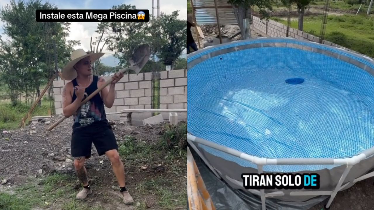 ¡Doble uso! Hondureño cambia barril por piscina para almacenar agua y ...