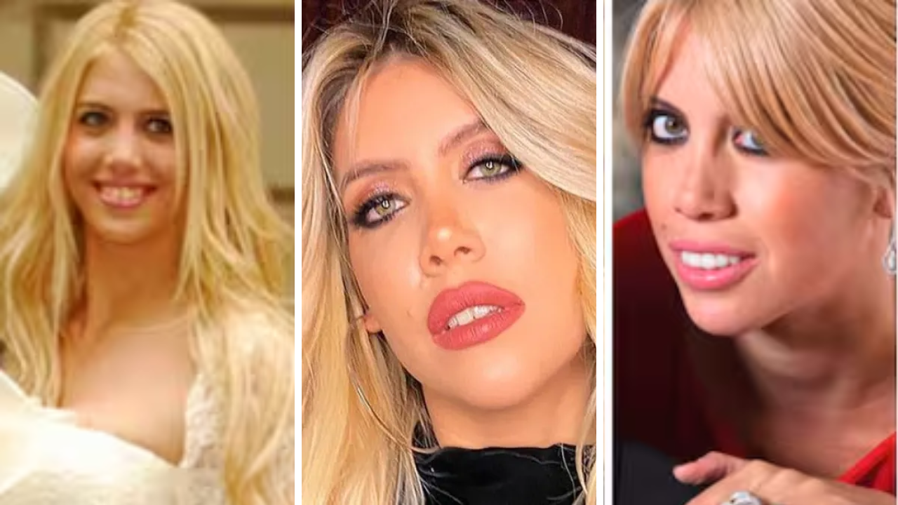 Wanda Nara antes y después de la fama mediática, aquí su transformación ...