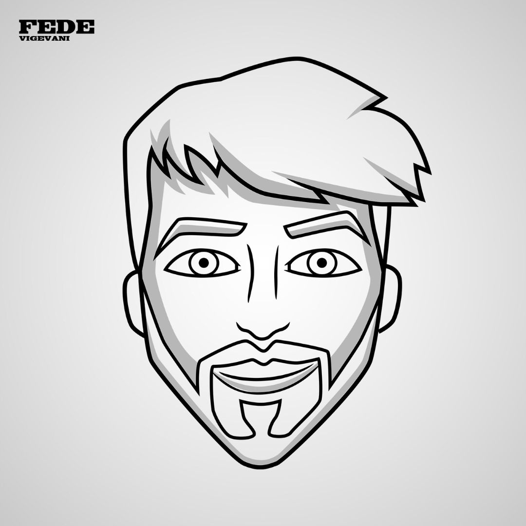 Dibujos de Fede Vigevani: imágenes del youtuber para colorear o imprimir