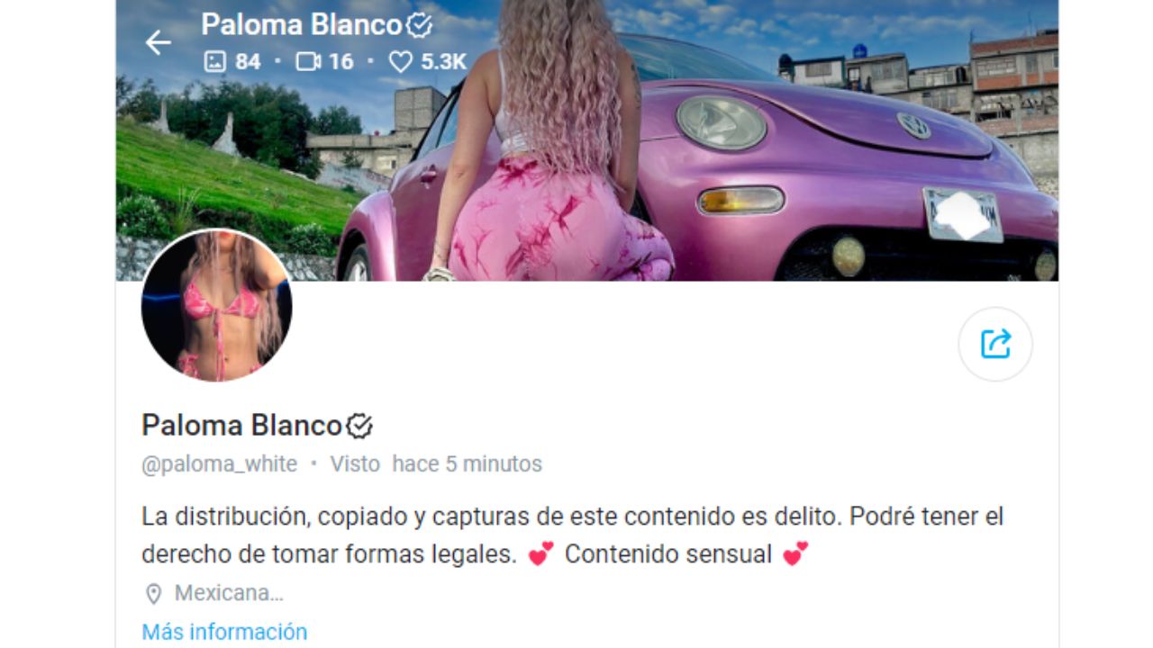 Paloma White página azul: ver contenido filtrado en Telegram y EroMe