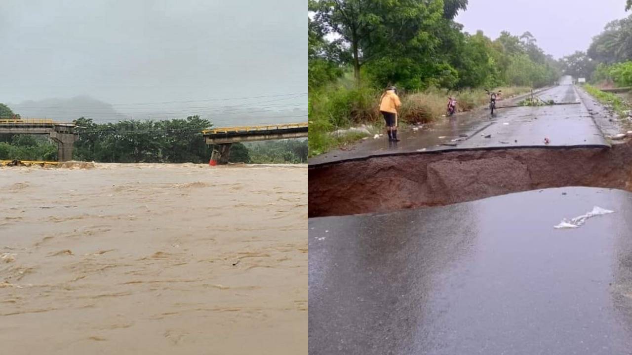 Inundaciones y colapso de puentes: los impactos de la tormenta Sara en ...