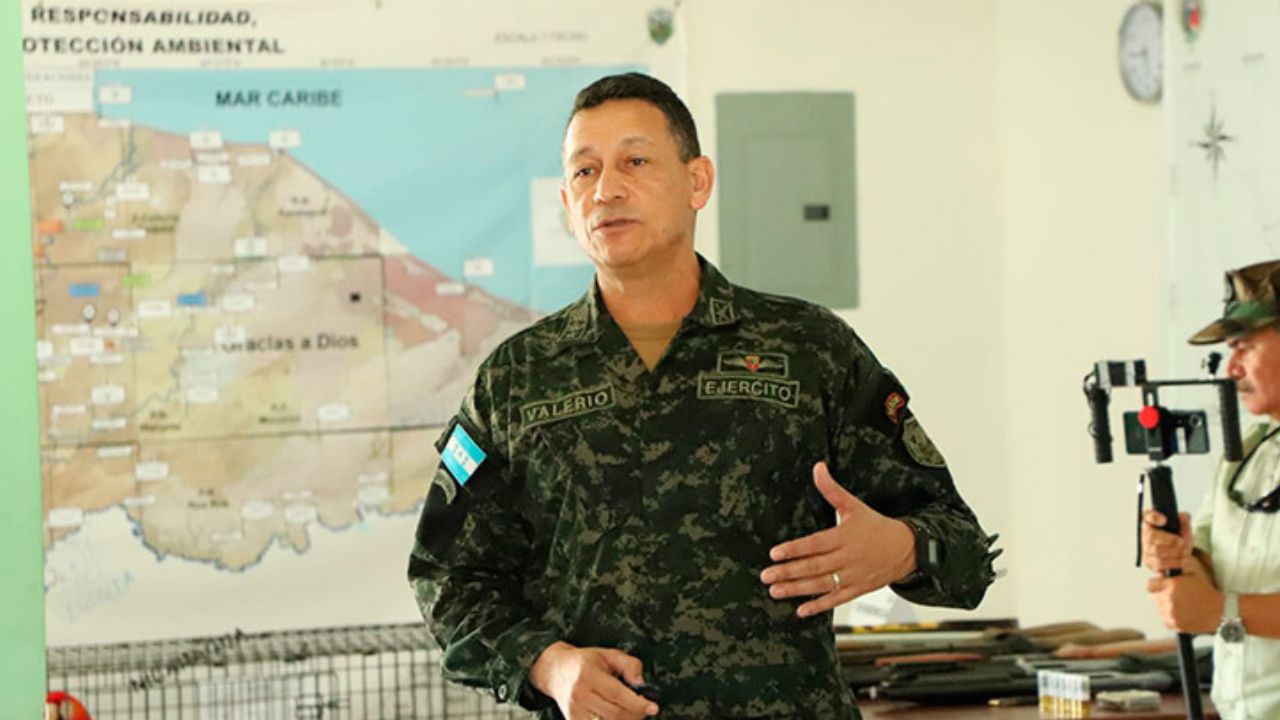 Benjamín Valerio Ardón, nuevo jefe del Ejercito de Honduras