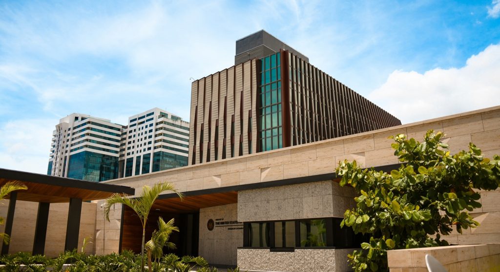Embajada de Estados Unidos inaugura su nuevo edificio en Honduras