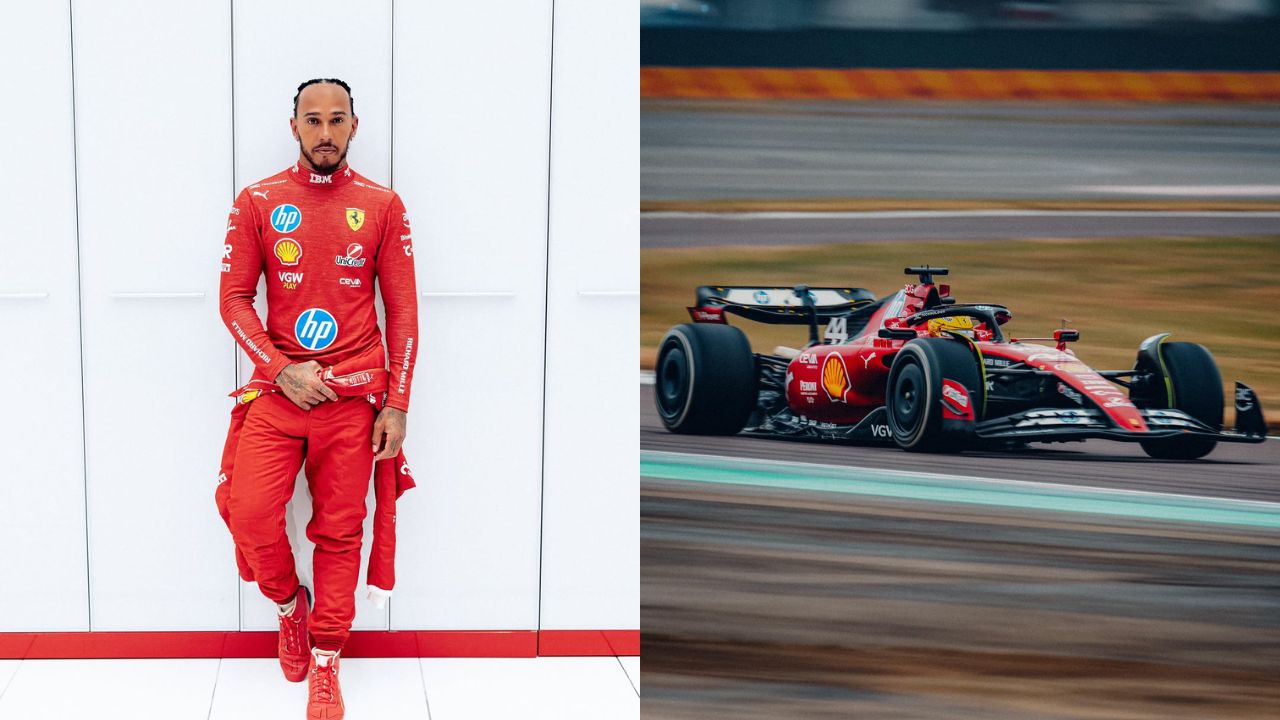 ¿El fichaje del siglo? Hamilton cumple su 'sueño de correr de rojo' en ...