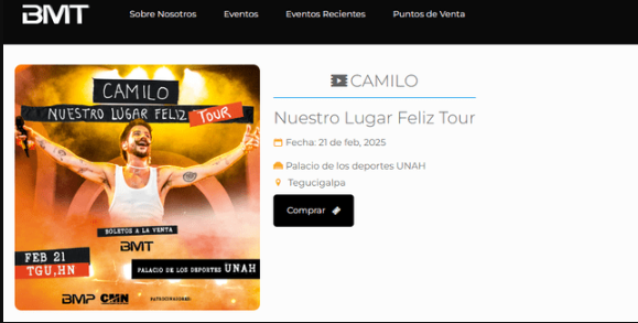 Concierto de Camilo en Honduras: una noche mágica con su ‘Nuestro Lugar Feliz Tour’ en el ...