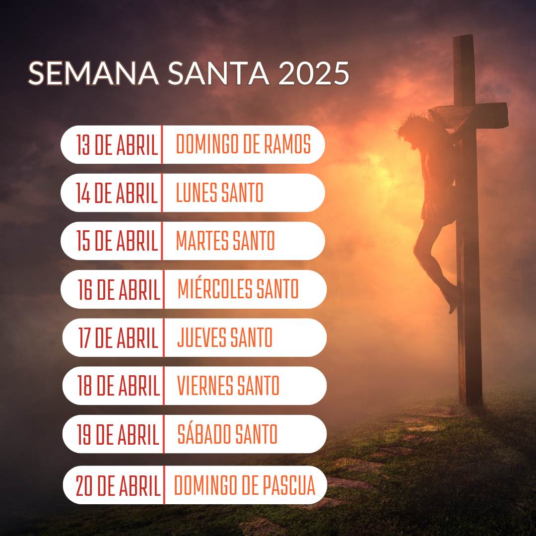 ¿Cuándo comienza Semana Santa 2025? Fechas y actividades