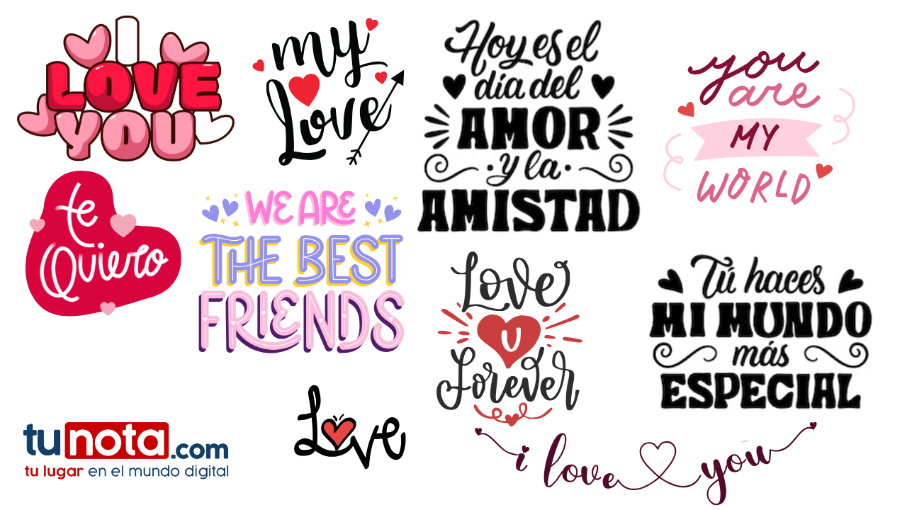 Sticker San Valentín: Ideas que puedes hacer, recrear o imprimir