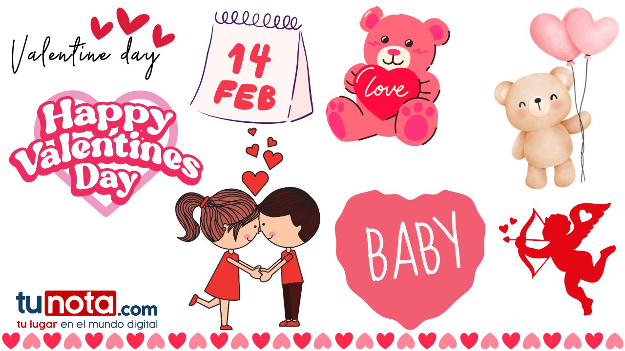 Sticker San Valentín: Ideas que puedes hacer, recrear o imprimir