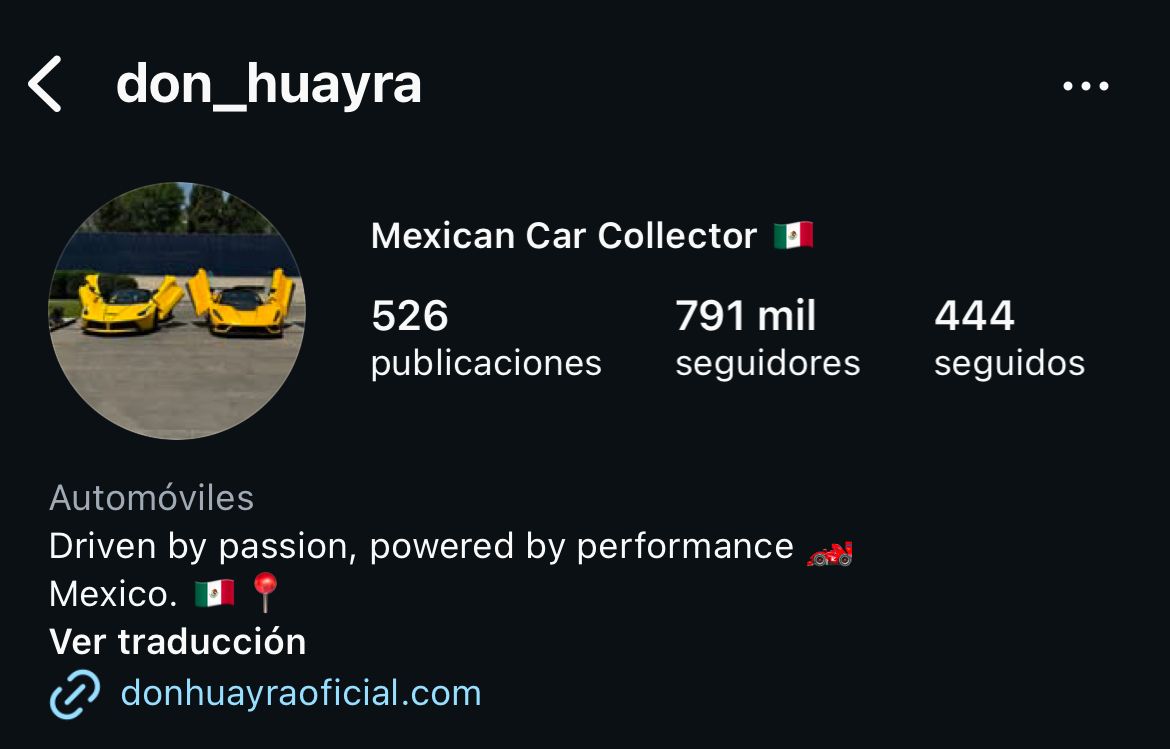 Don Huayra Identidad – Él es Don Huayra, el misterioso coleccionista ...