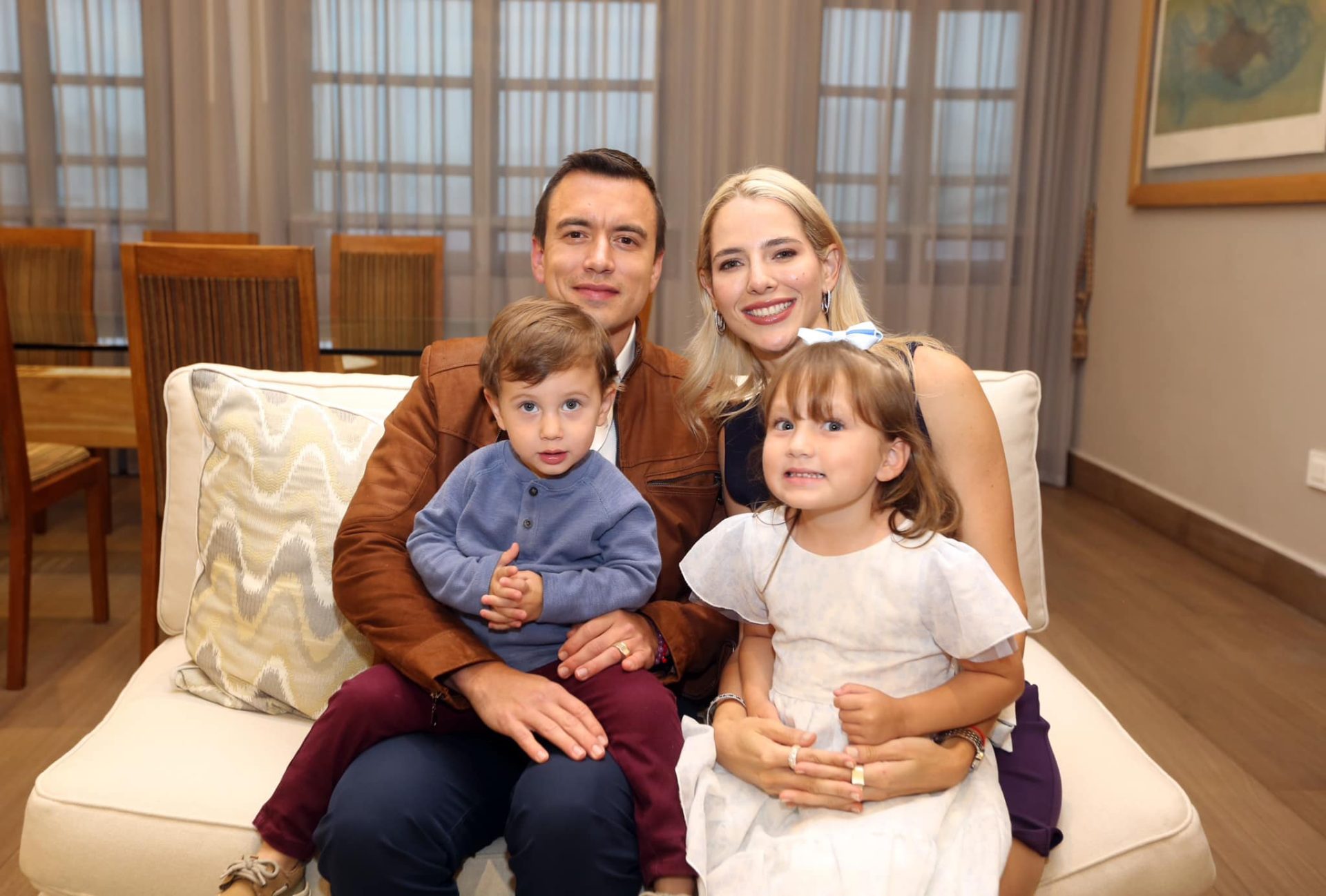 Esposa e hijos de Daniel Noboa: ¿Qué se sabe de la familia del presidente de Ecuador?