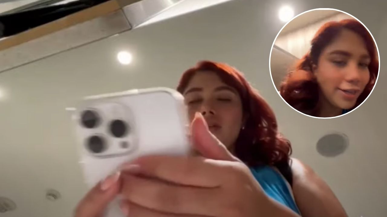 Marina Gold descuido: video viral completo en el baño