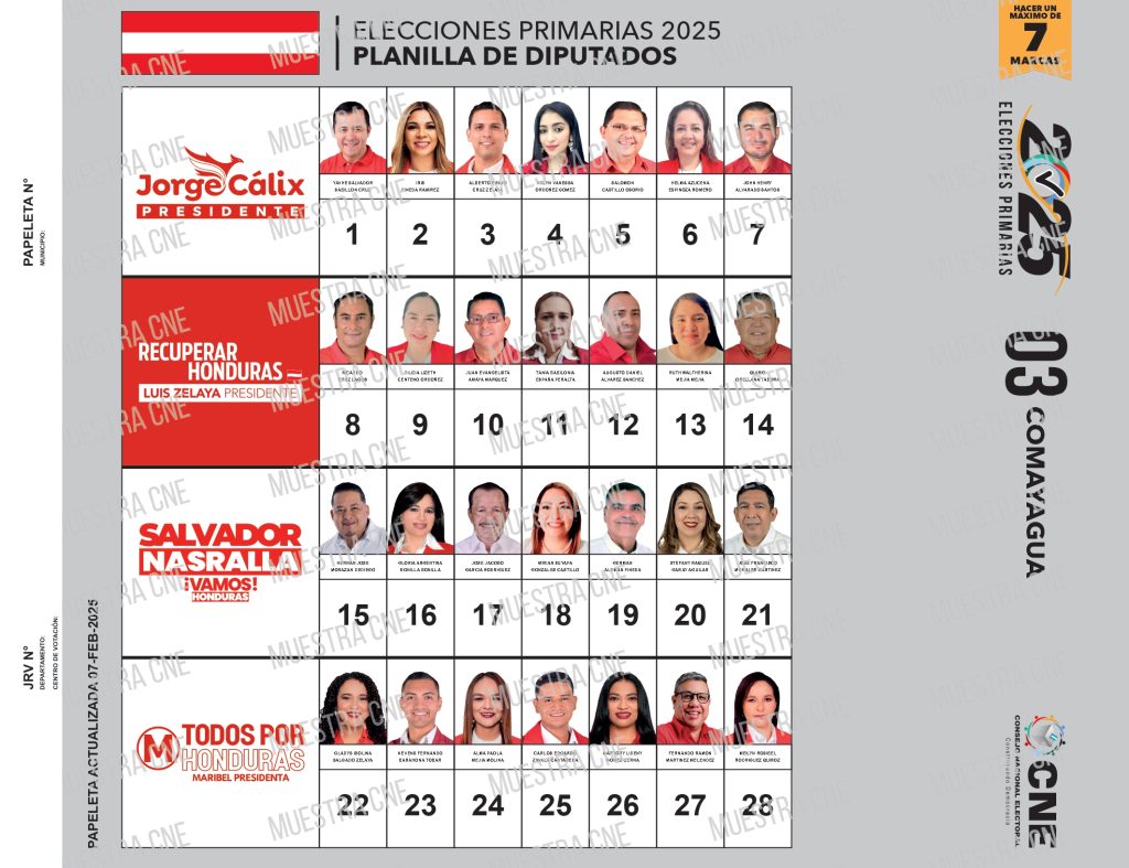 Ellos son los precandidatos a diputados en Yoro, Comayagua y La Paz