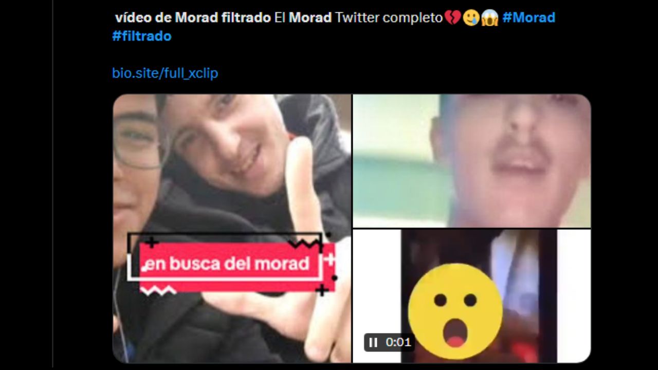 Morad y Zara video filtrado Twitter: ¿link a clip en Telegram y EroMe con rubia?