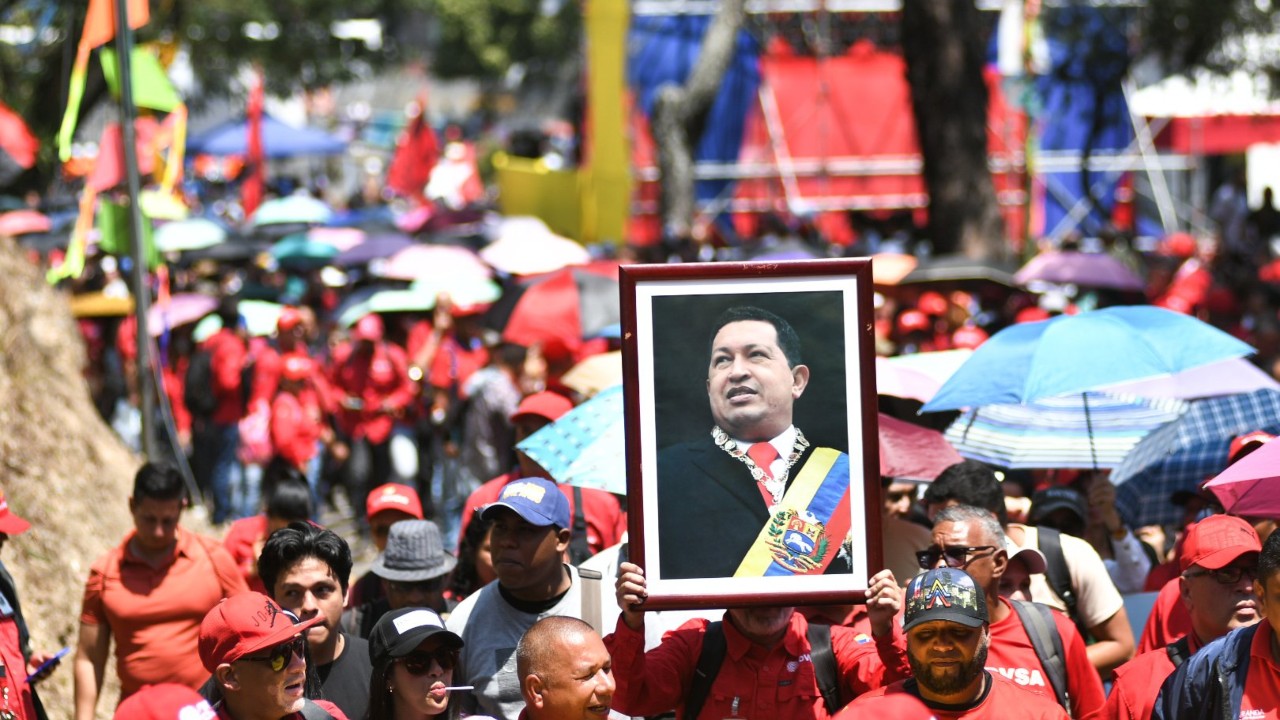 Seguidores de Hugo Chávez le rinden homenaje tras 12 años de su muerte