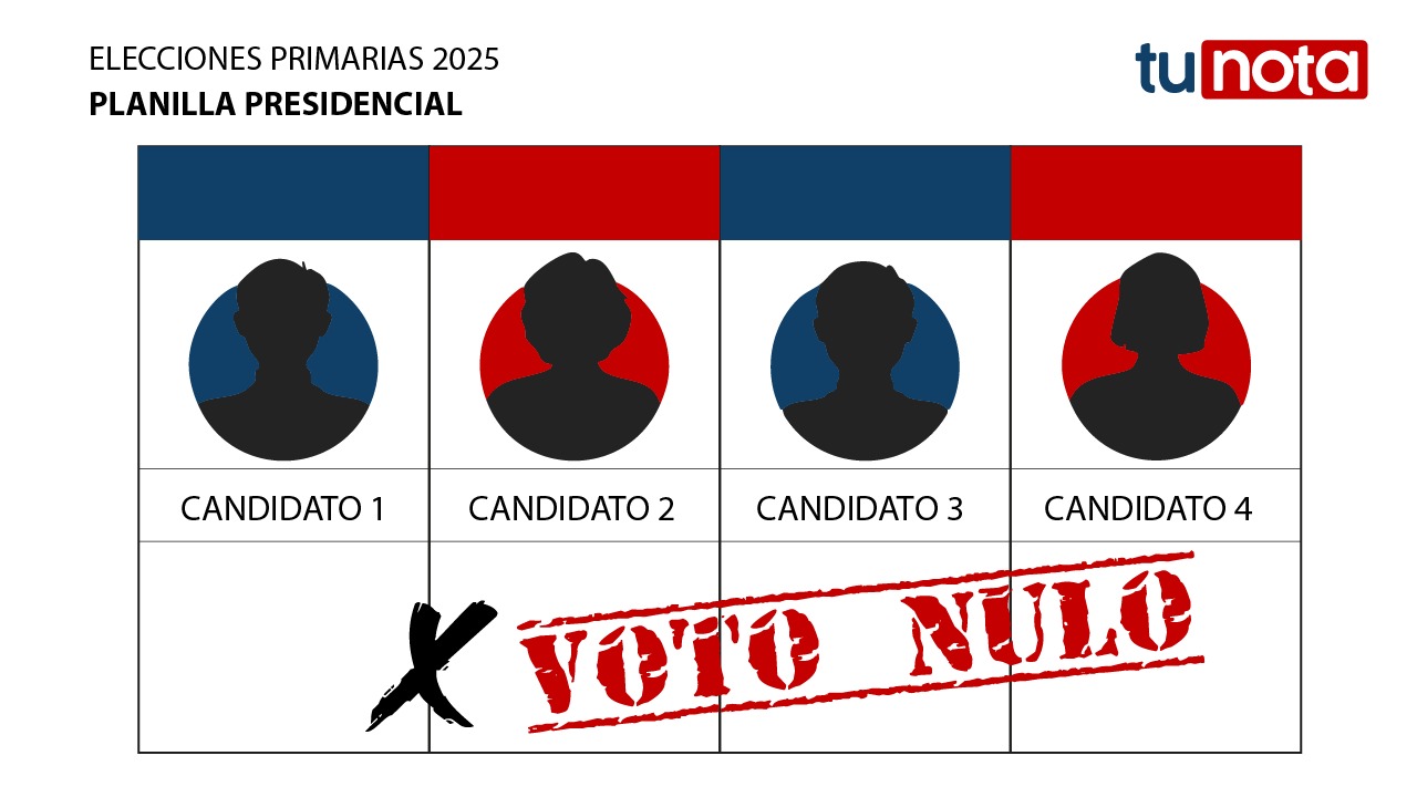 ¿Cuándo un voto es considerado nulo?