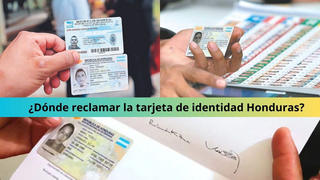 ¿Dónde reclamar la tarjeta de identidad Honduras? Consulta en línea