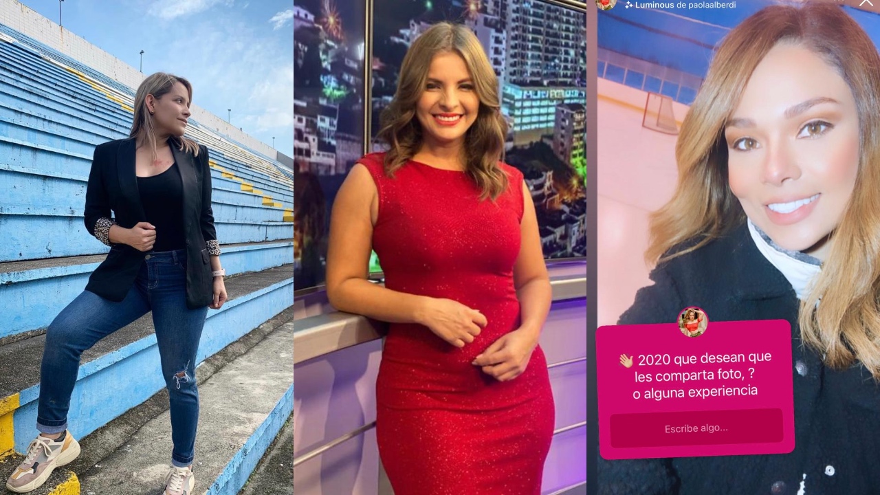 Con estas fotos despiden el 2020 algunas presentadoras de TVC