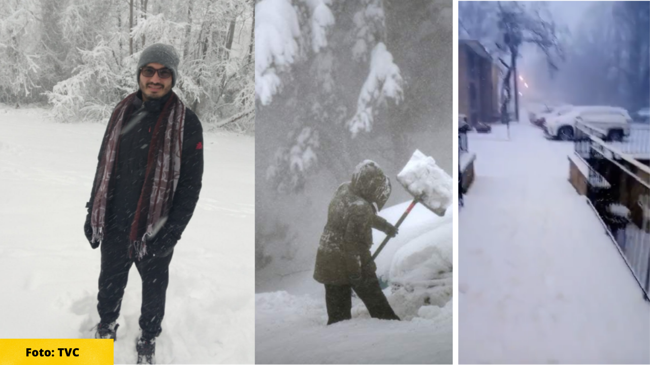 Nieve, lluvia y frío: Así viven hondureños en Estados Unidos tormenta ...