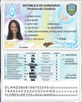 Así serán las nuevas licencias de conducir en Honduras a partir del ...