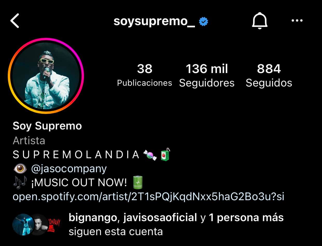 'Soy Supremo' se autoproclama el número uno en redes tras que su cuenta ...