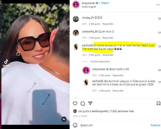 ¿Quién es? Sirey Morán comparte video junto a su misteriosa pareja ...