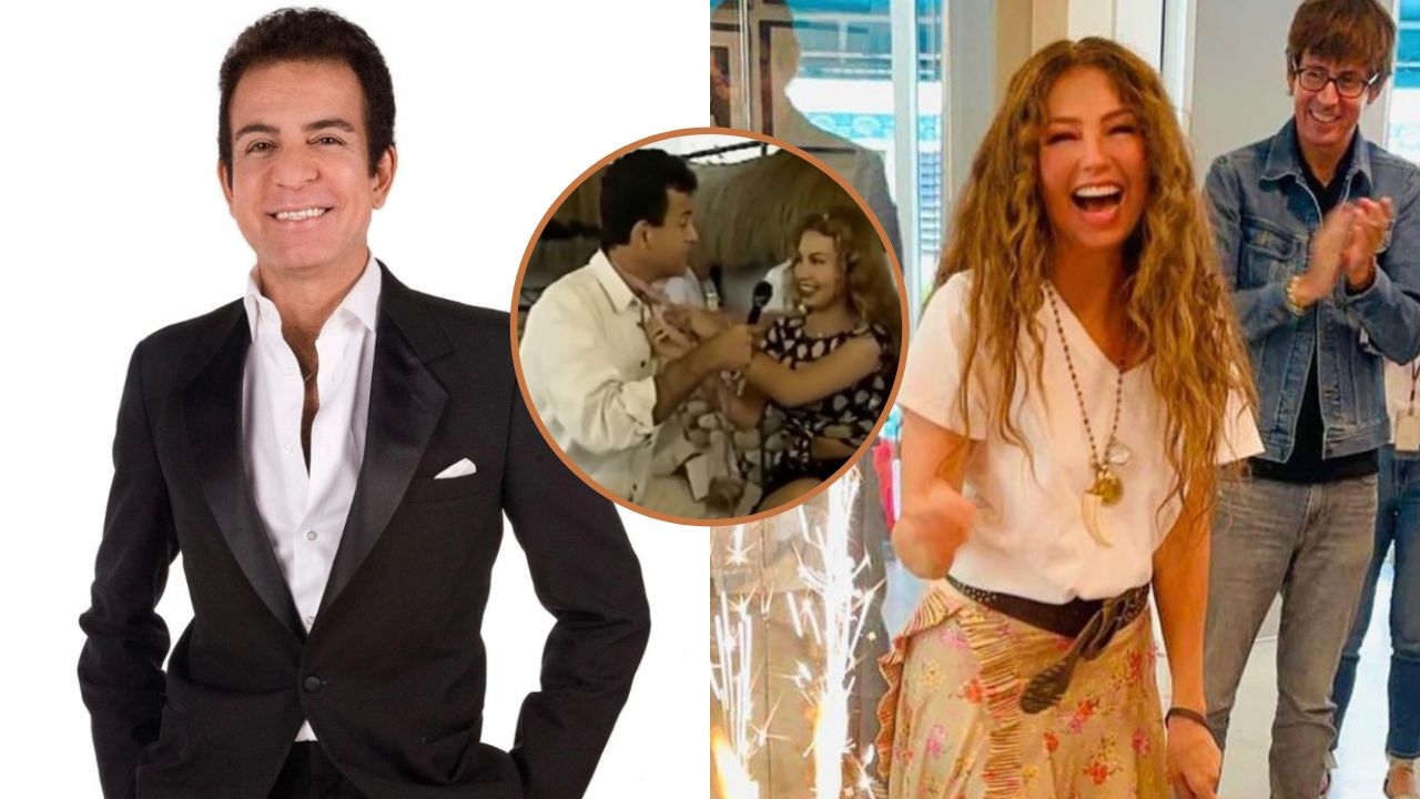 ‘Muy guapo’: Nasralla recordó el cumpleaños de Thalía con una divertida ...