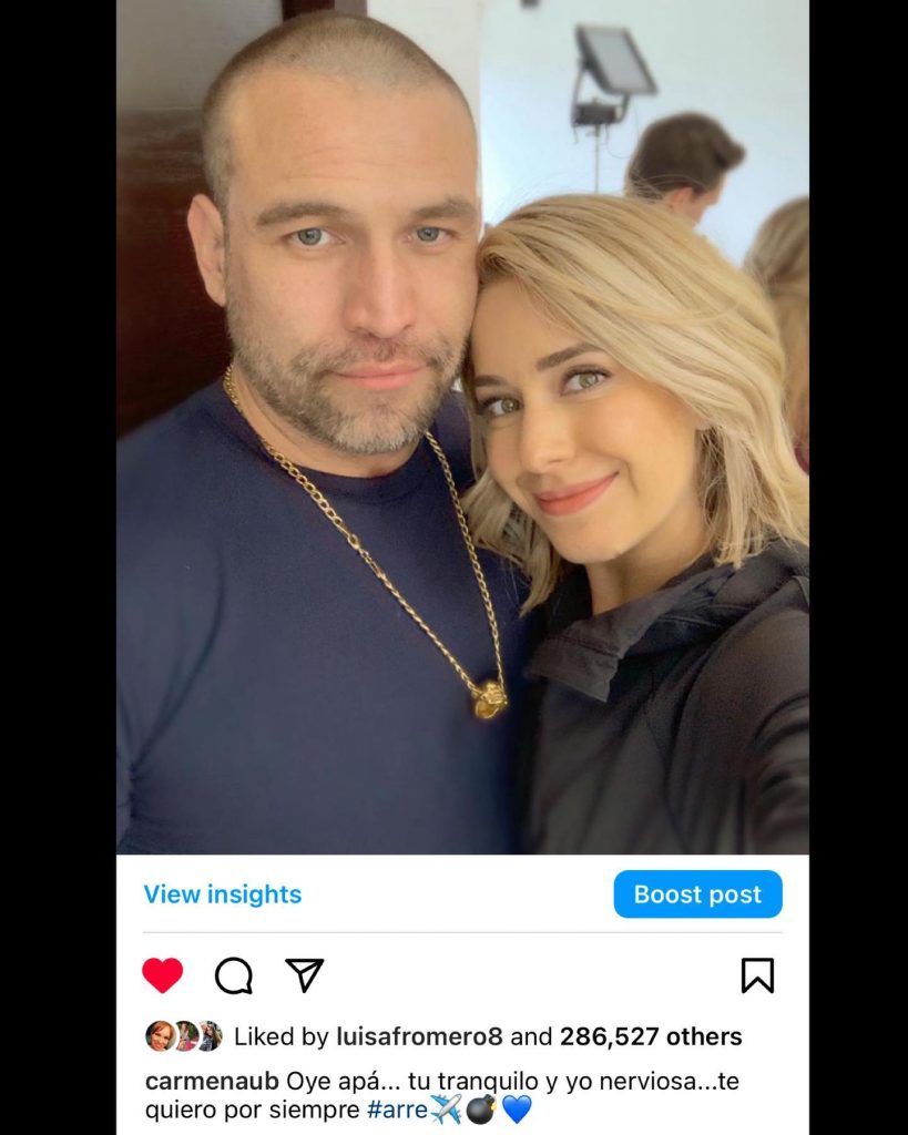 Carmen Aub comparte foto junto a Rafael Amaya y le envía tierno mensaje ...