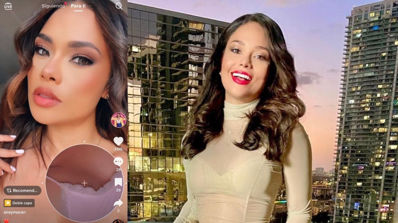 ¿Quién es? Sirey Morán se une a un atrevido reto en TikTok y reveló el rostro de su novio