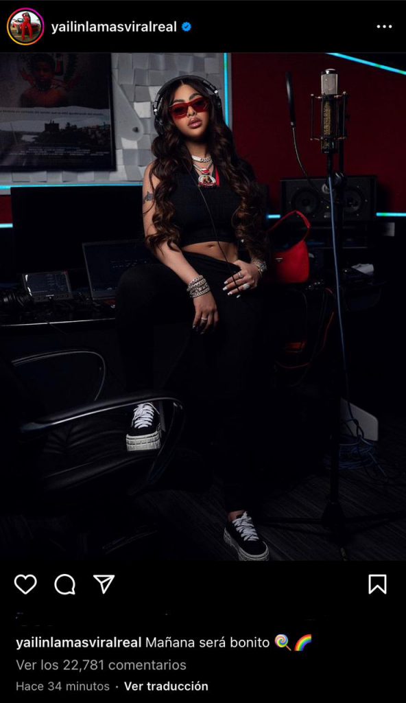 Yailin en polémica al postear foto y escribir el nombre del último ...