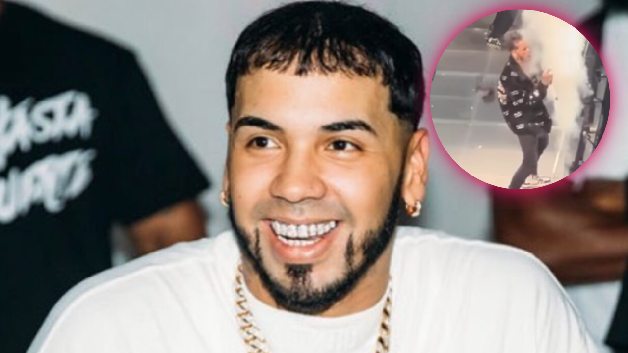 Vídeo: Anuel AA casi termina sin su peluquín tras llevarse tremendo ...