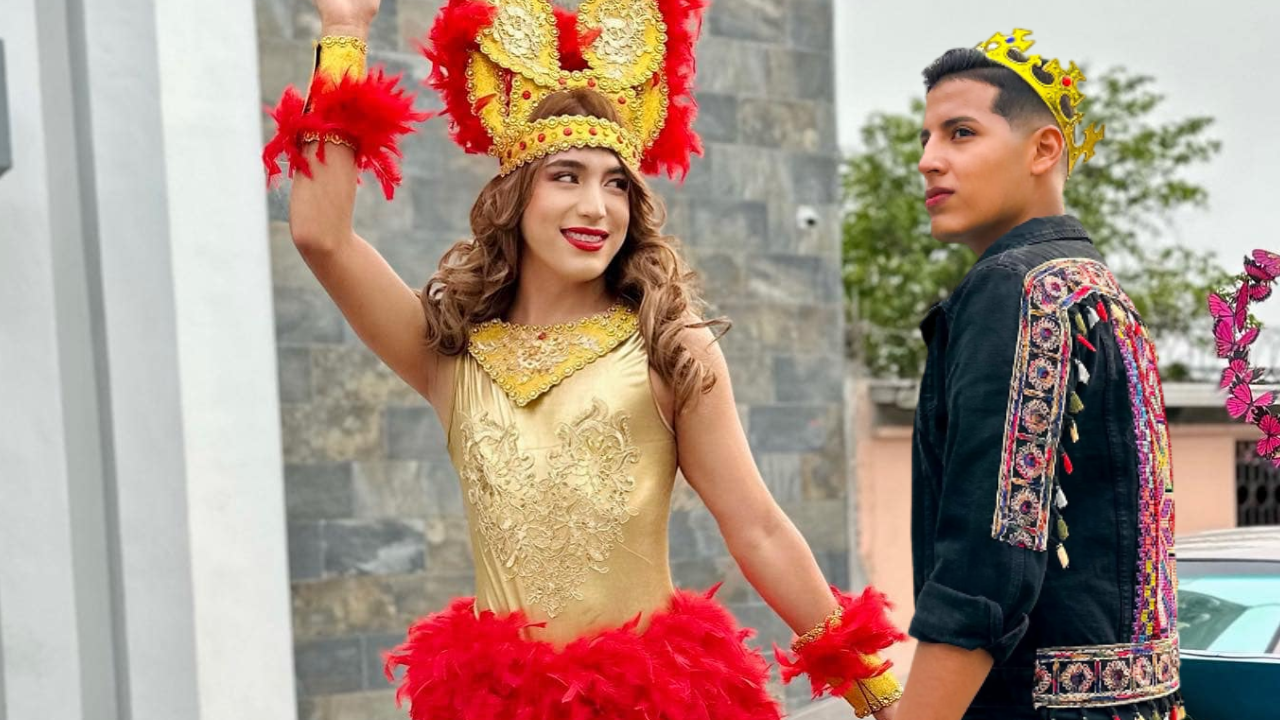 La Bicha Catracha y su pareja se robaron las miradas en Carnaval de Siguatepeque