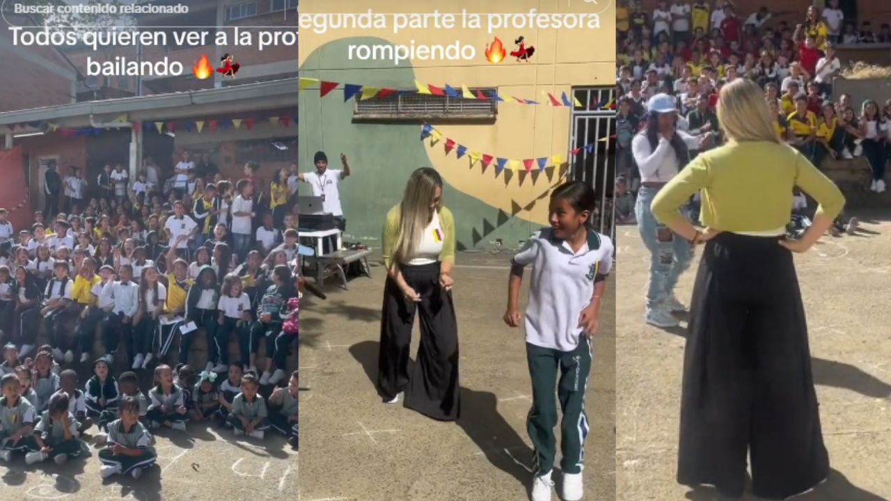 Maestra bailando se viraliza en TikTok con millones de reproducciones