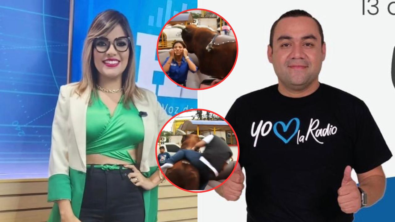 Saraí Espinal y Christian Morazán se dan tremenda caída en juego del ...