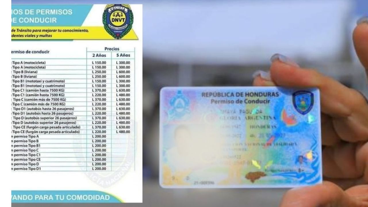 Licencias de conducir digitales en Honduras: aquí los pasos para ...