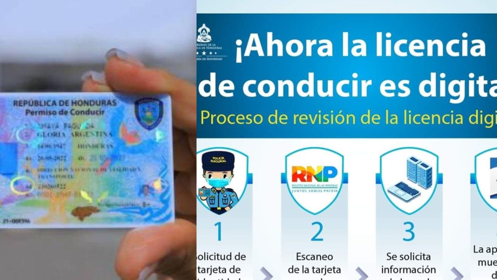 ¡Desde el celular! Hondureños pueden tramitar licencia de conducir digital