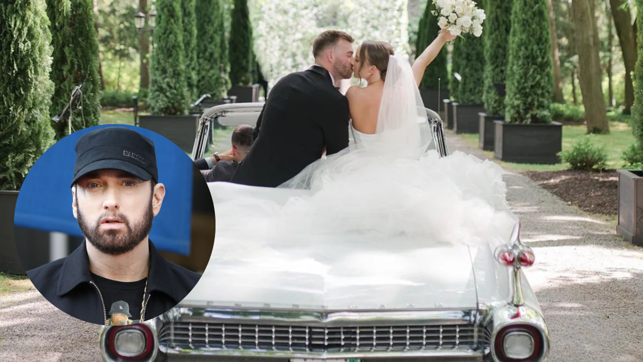 Eminem hija se casa y este fue el look del rapero