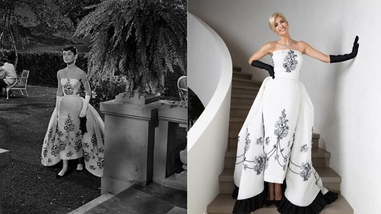 Ivanka Trump se pone el vestido más icónico de Audrey Hepburn en el ...