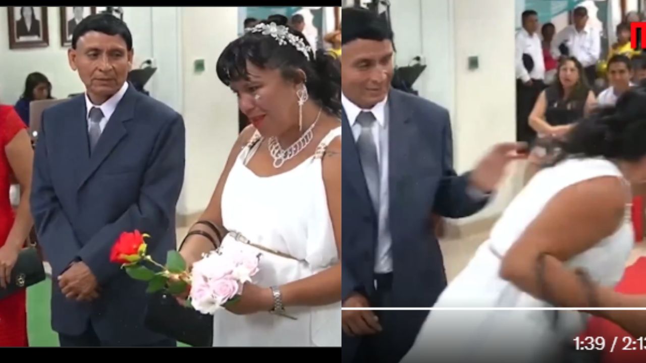 ¡Novia escapa de su boda en plena ceremonia! Viral se vuelve el video de la boda fallida: 'No ...