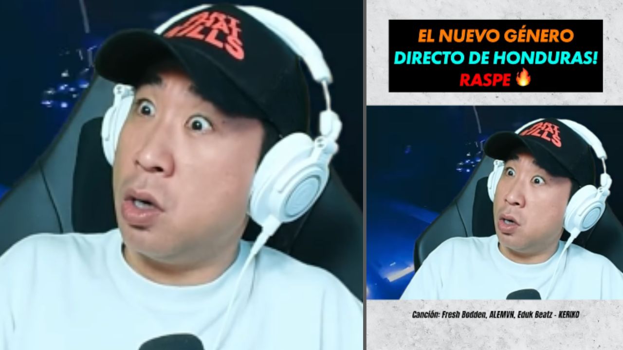Creador de contenido Coreano reacciona al escuchar el ritmo del "Raspe"