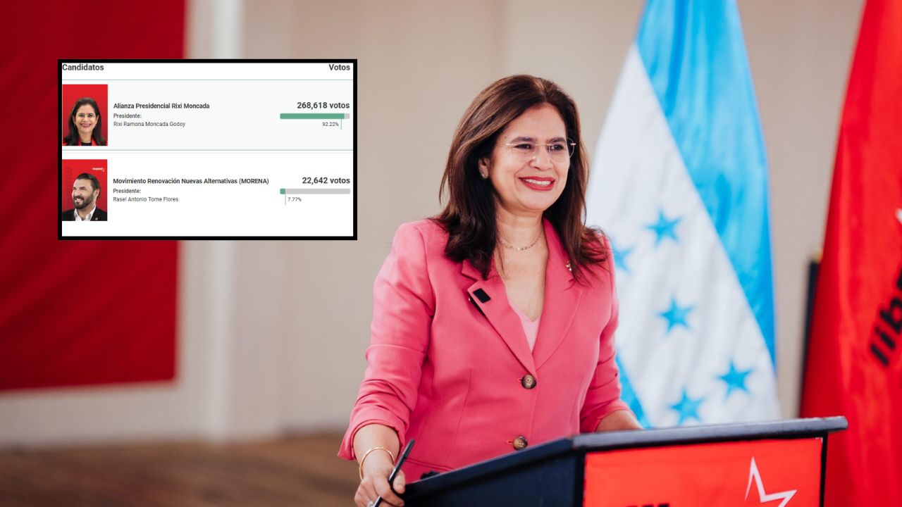 Rixi Moncada se declara ganadora y pide unidad dentro del partido