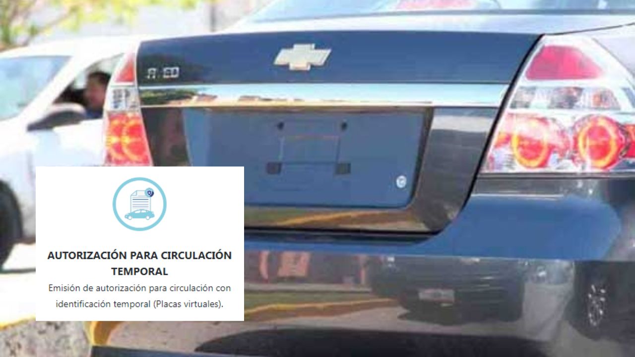 ¿Cómo solicitar o renovar el permiso temporal para circular sin placa?