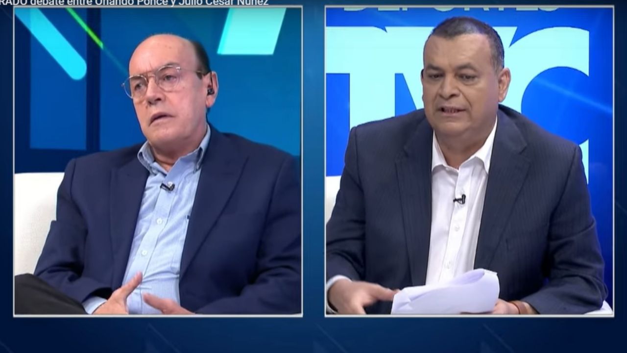 Acalorado debate entre Ponce Morazán y Julio Núñez sobre el futuro de ...